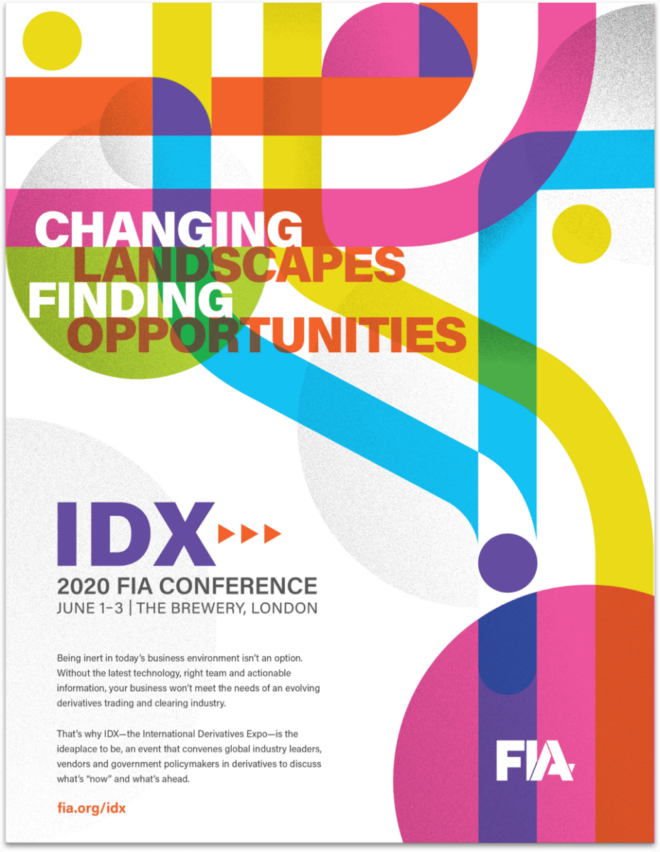 Futures Industry Association (FIA) Meetings Branding - GRAPHEK